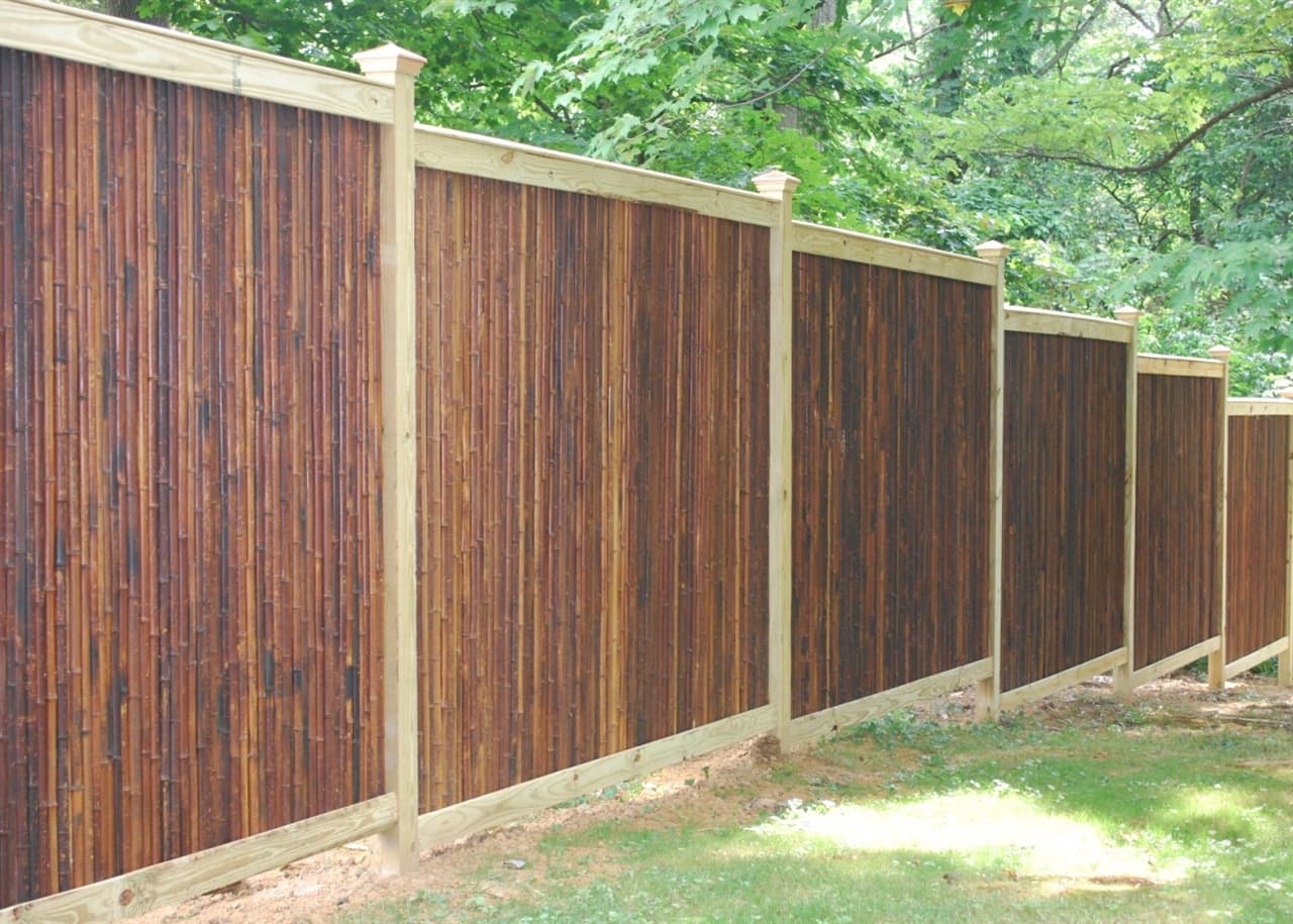 Bamboo Fence Gallery - Eads Fence Company
